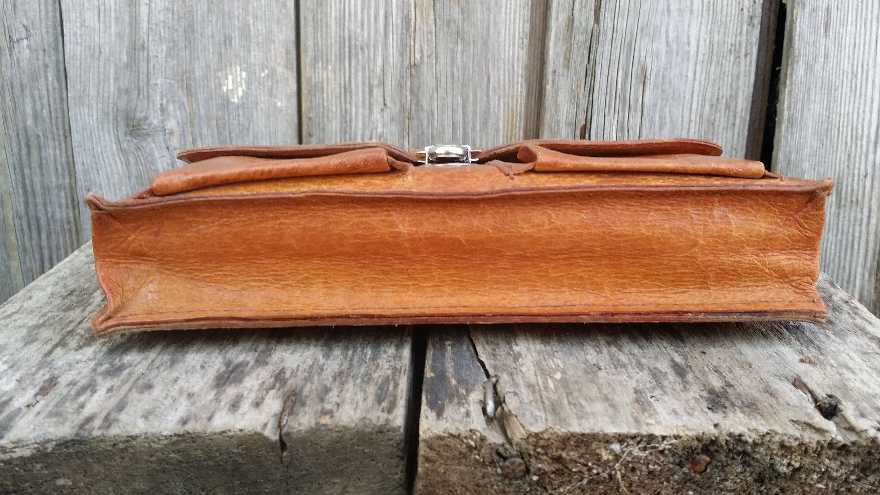 Vintage leather wallet Mens leather wallet Vintage wallet | Etsy