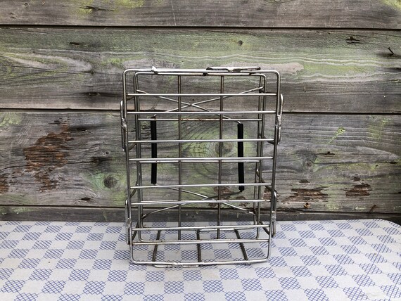 Vintage 12 Bottle Carrier, Rusty Bottle Holder, Bottl… - Gem