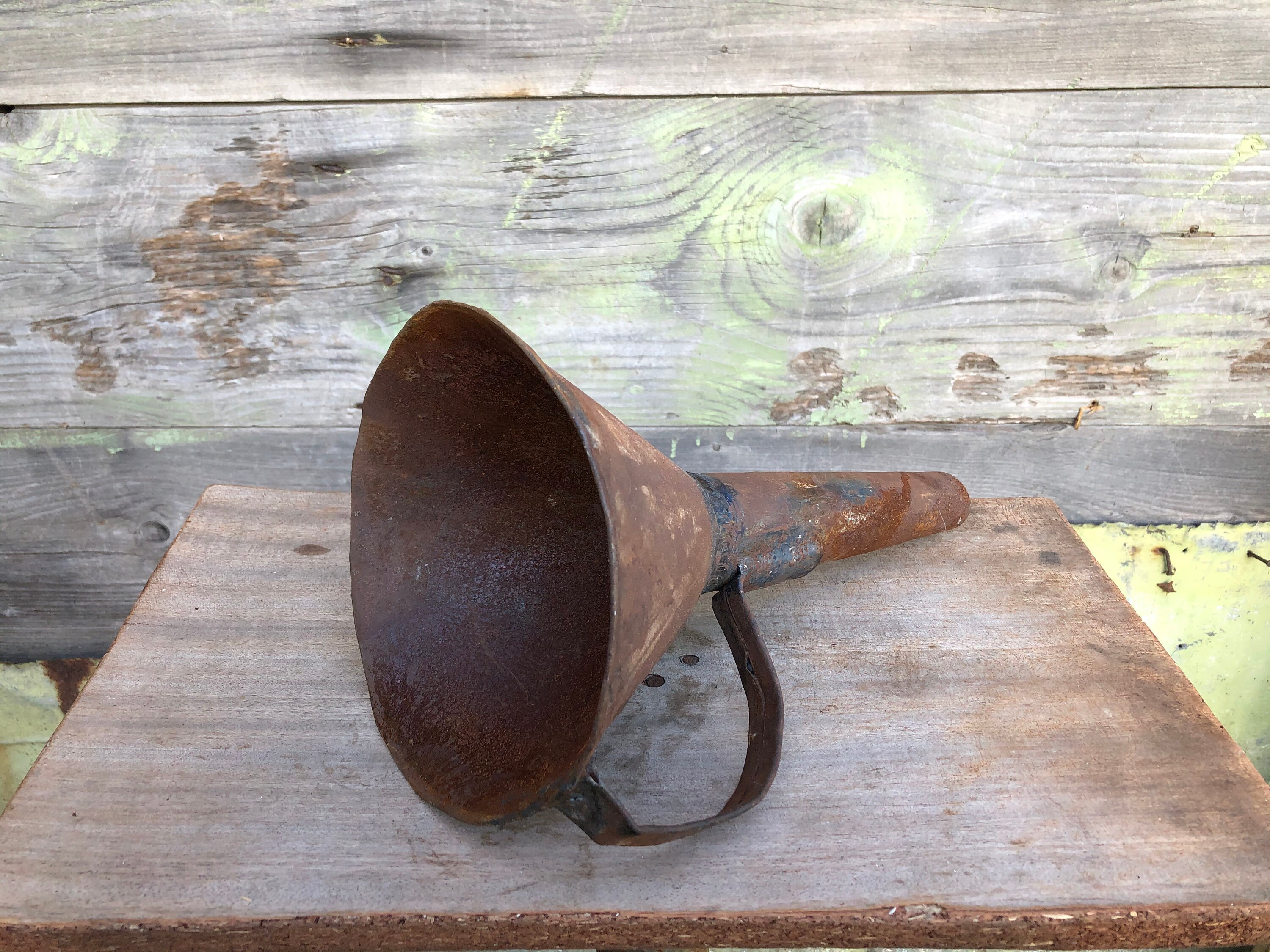 Vintage Funnel Metal Funnel Rusty Funnel Primitive Funnel - Etsy