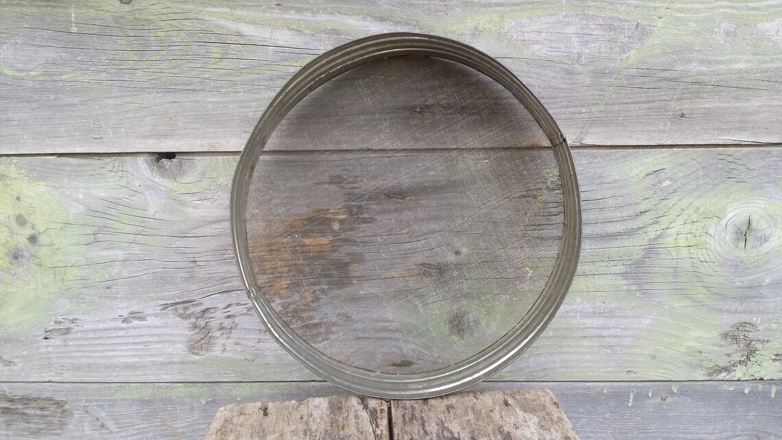 Vintage Sieve Flour Sieve Metal Sieve Rusty Sieve Old - Etsy