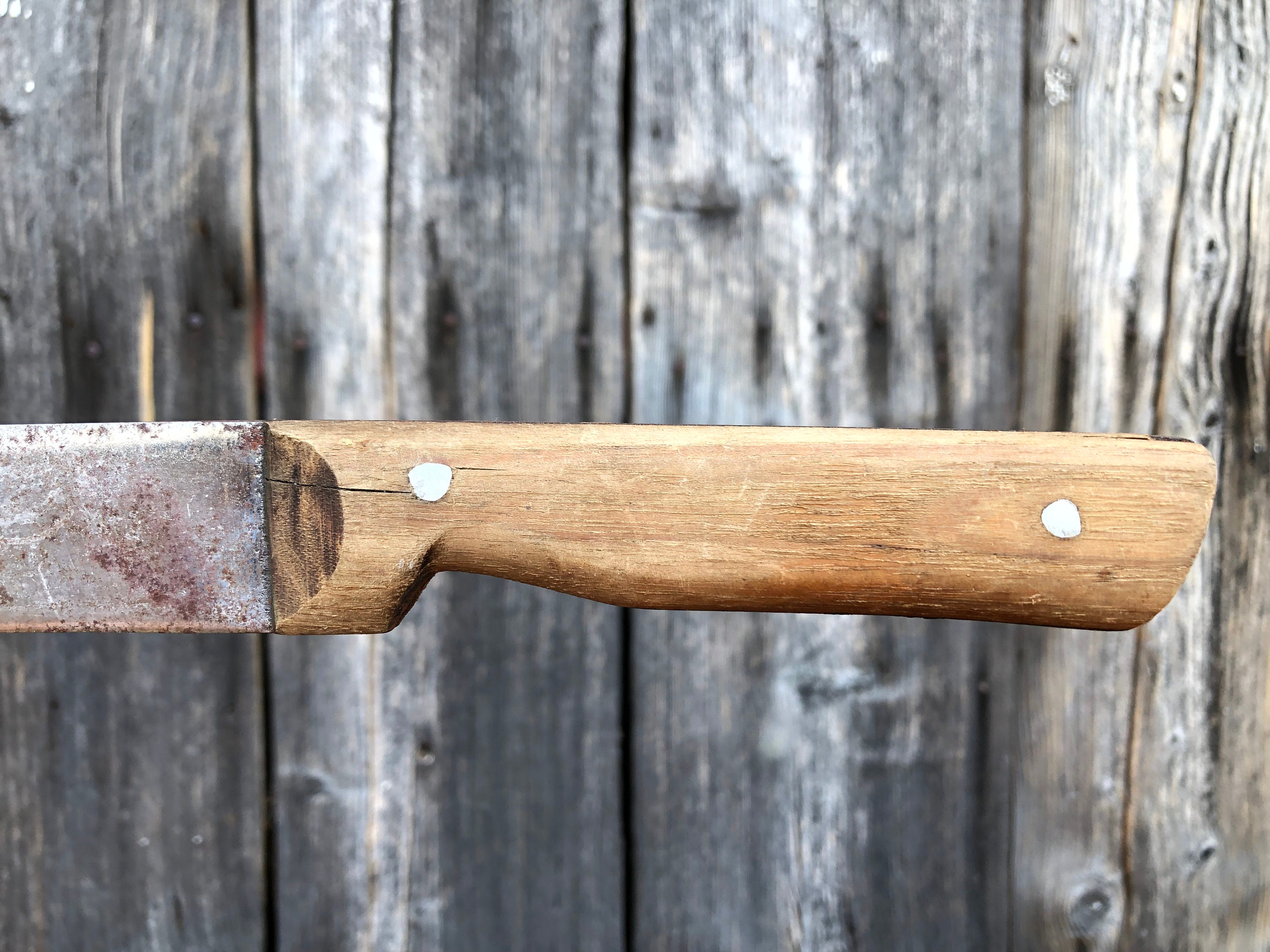 Vintage Knife Meat Knife Butcher's Knife Old Rusty | Etsy