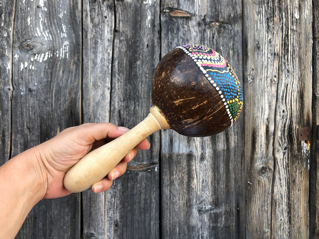 Vintage Maracas, Rattle Instrument, Musical Instruments, Gourd Rattle ...