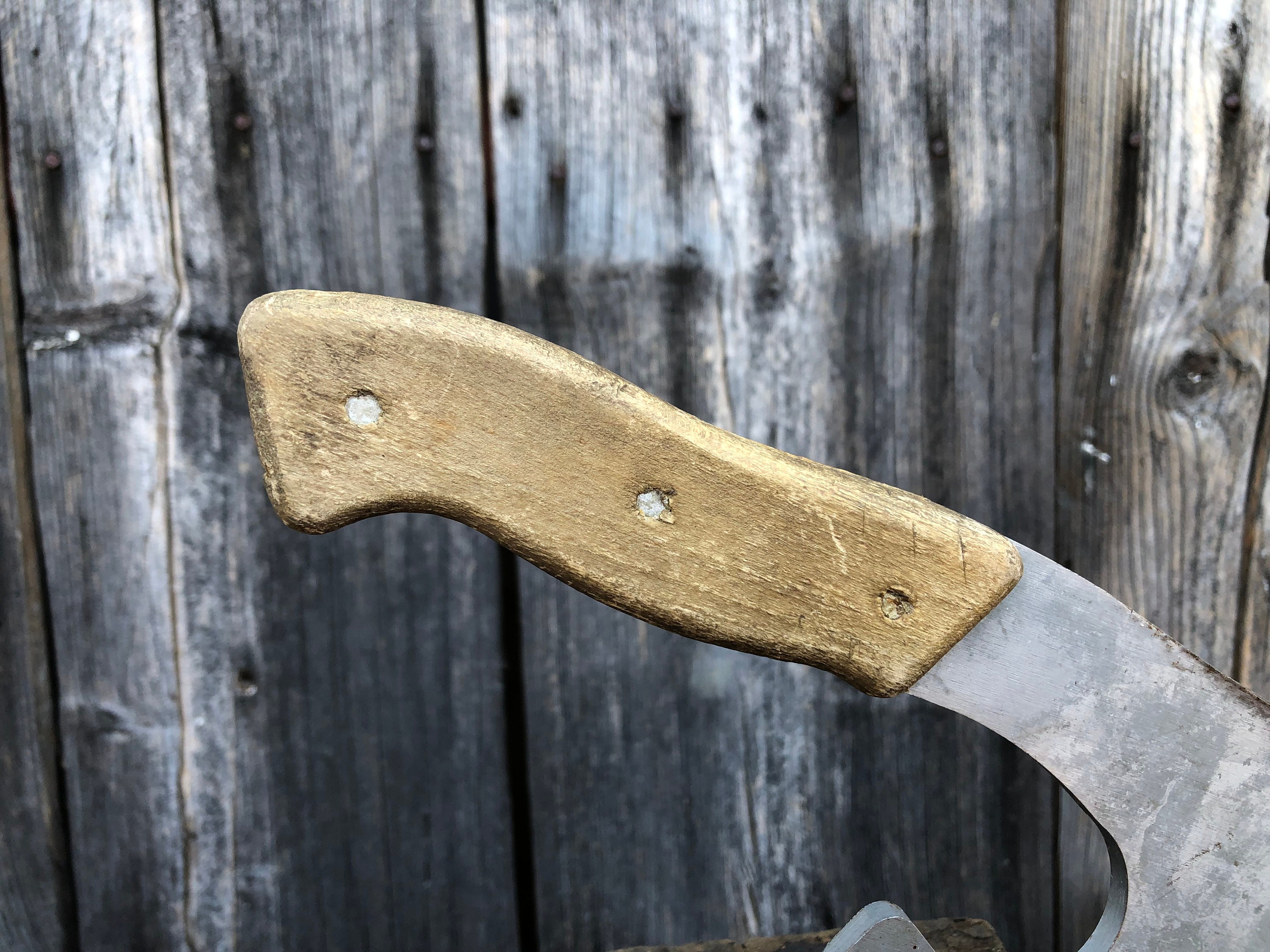 Vintage Cleaver Meat Cleaver Butcher's Knife Old Rusty | Etsy