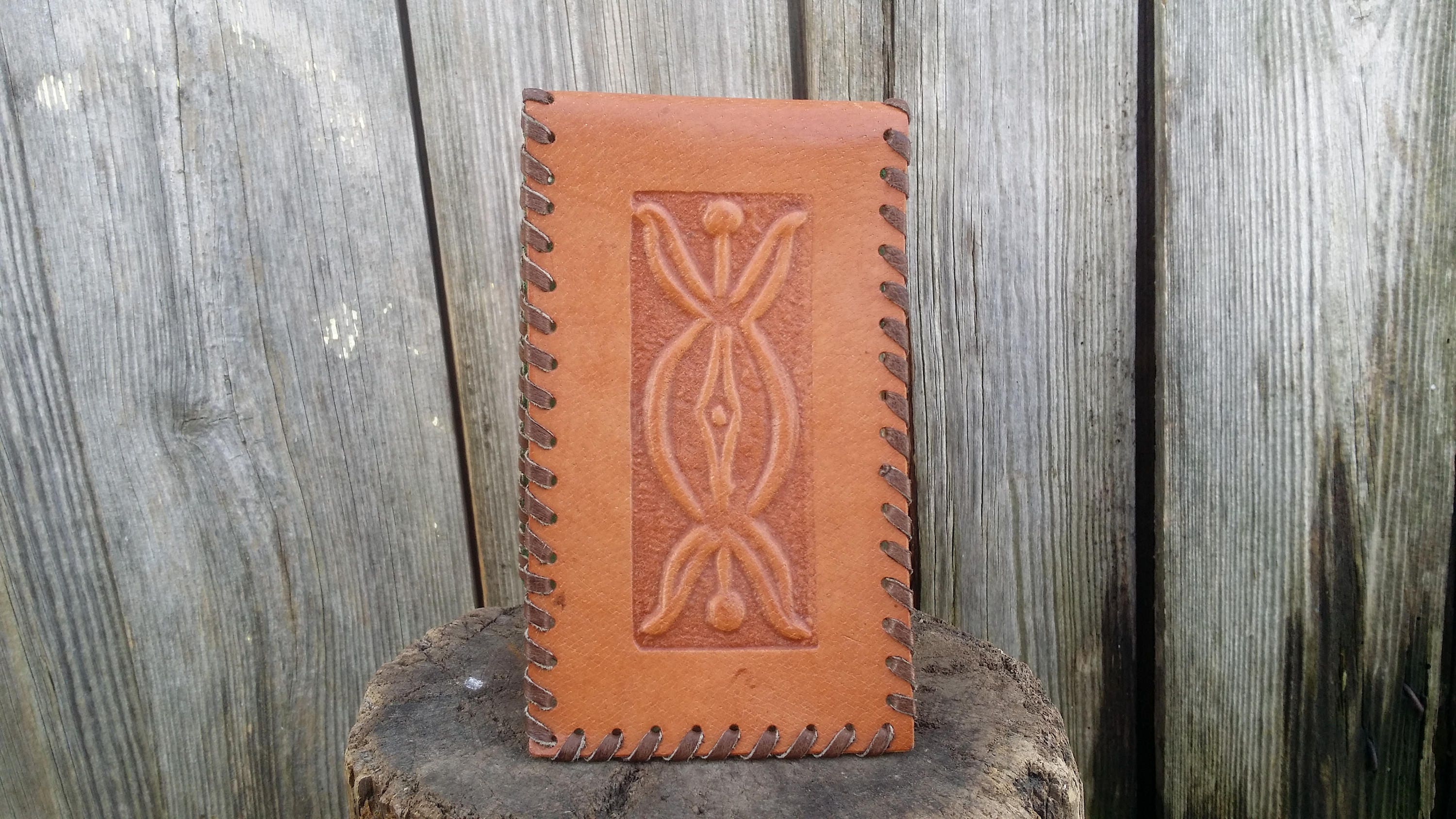 Vintage Leather Notebook Writing Pad Cover Leather - Etsy