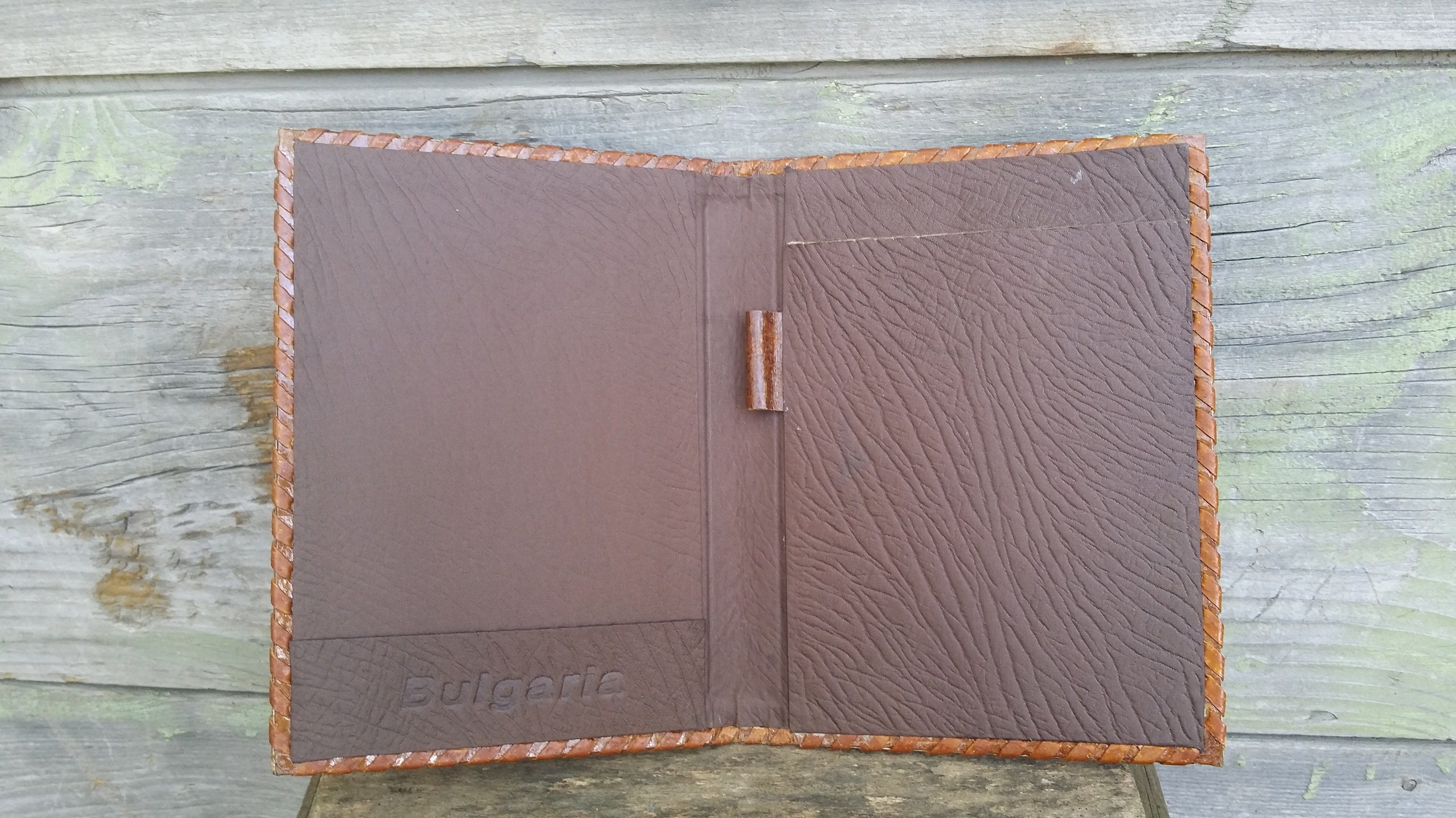 Vintage Leather Notebook Writing Pad Cover Leather - Etsy UK