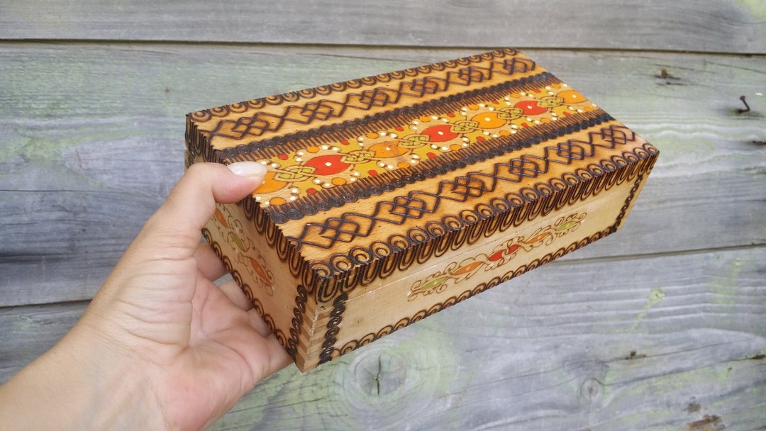 Wooden Box, Handmade Wooden Box, Jewelry Box, Wood Box, Trinket Box ...