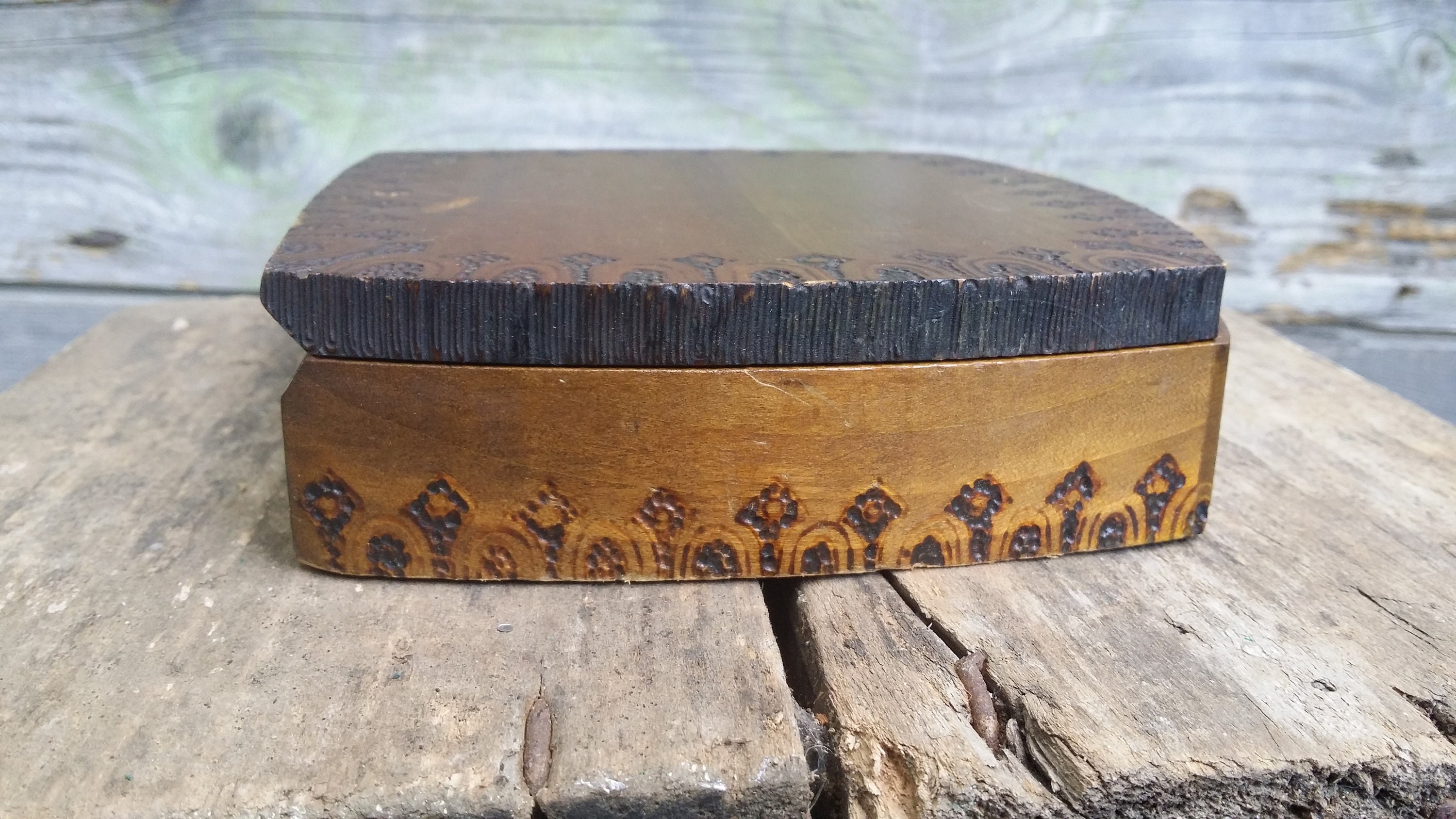 Wooden box Vintage wood box Wood box Decorative box Rustic | Etsy