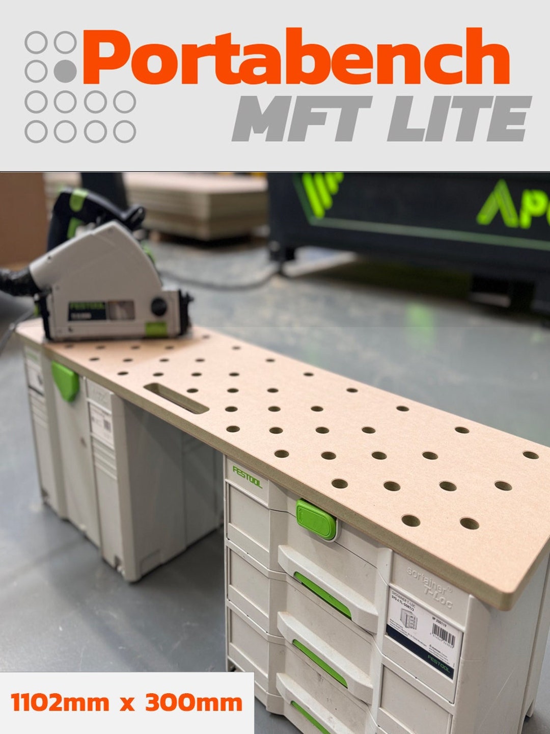 Portabench MFT Lite Portable Systainer Workbench for DIY & Trade - Etsy UK