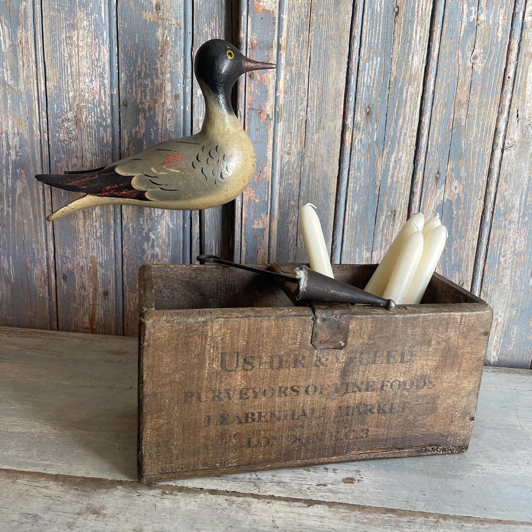 Rustic Wooden Kipper Box With Integral Carrying Handle. - Etsy