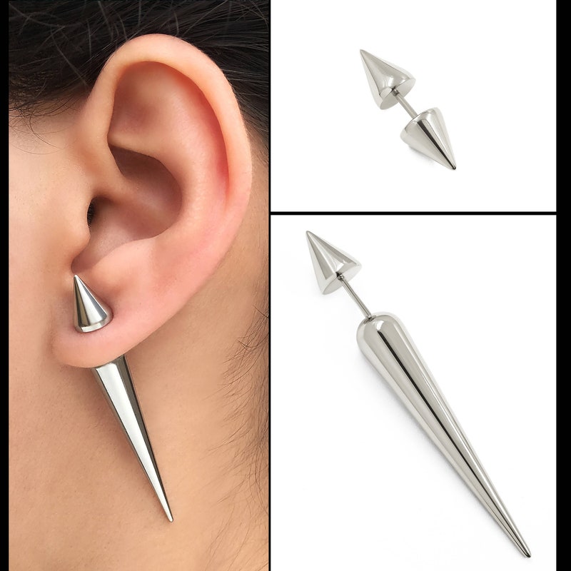 Spike Earrings - Etsy