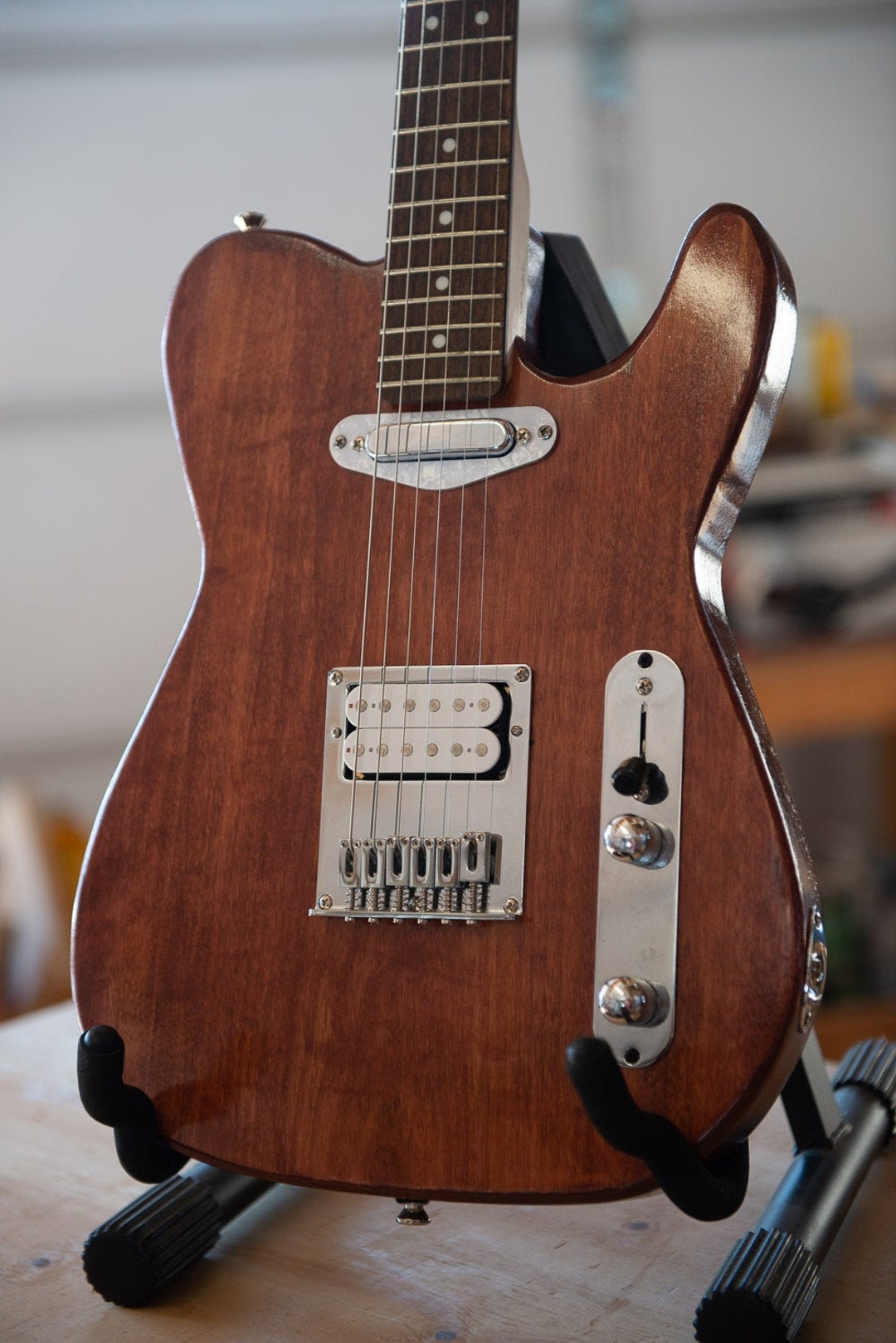 Handmade Telecaster Red Stain Birchwood Intonated! W/ Hardcase - Etsy