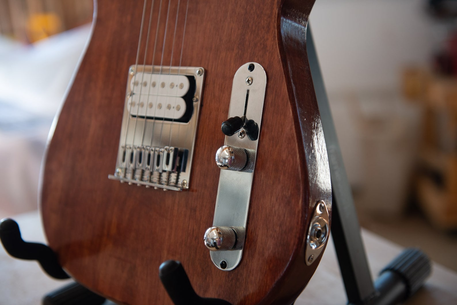 Handmade Telecaster Red Stain Birchwood Intonated! W/ Hardcase - Etsy