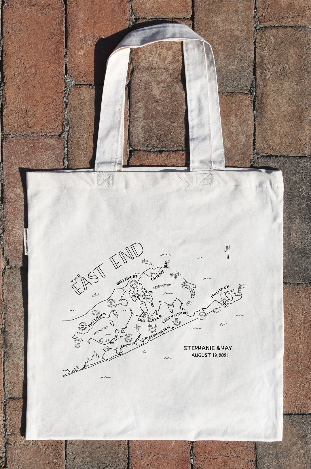 Custom Bulk Map Tote Bag. Wedding, Bachelorette Tote, Favor, the ...