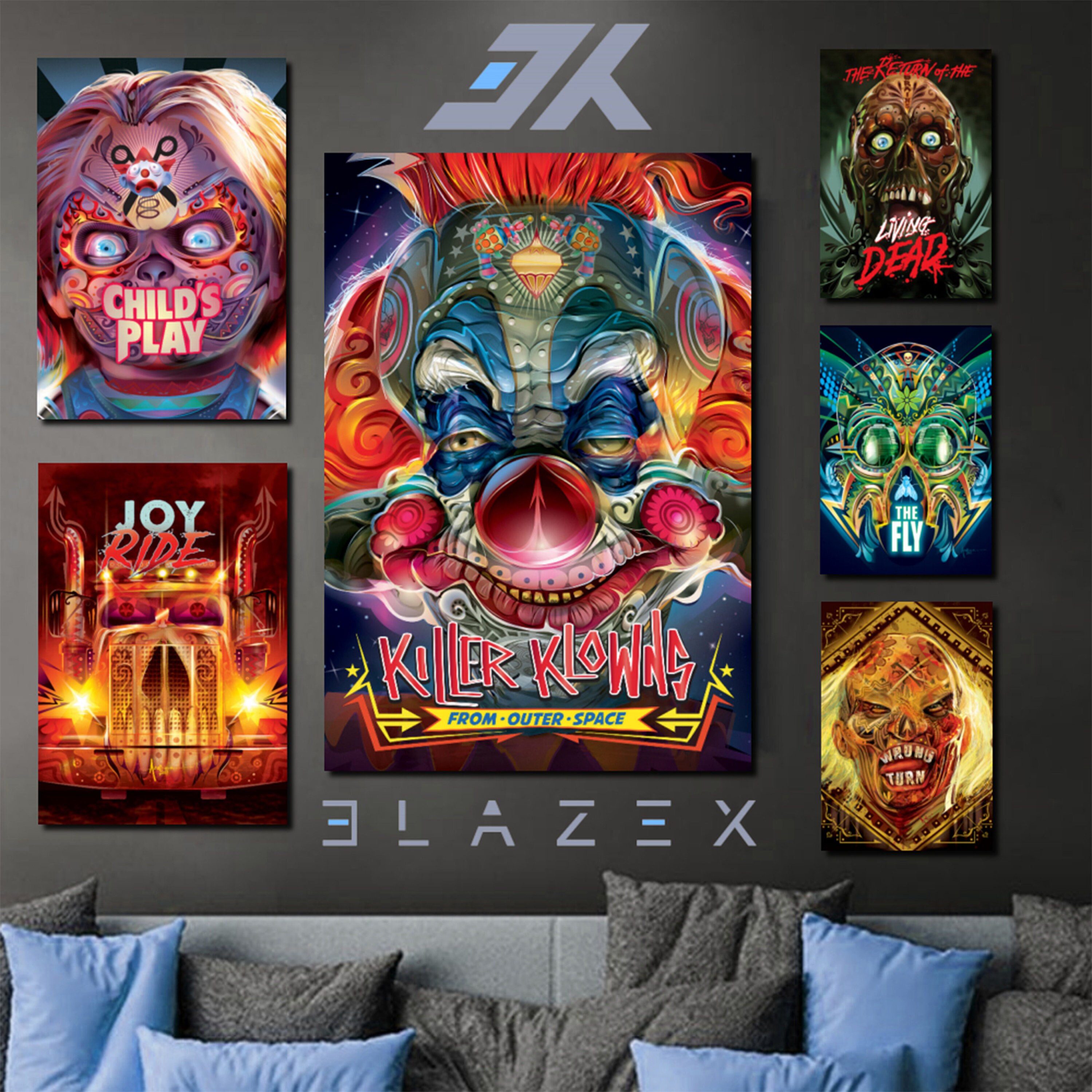 Art Scary Horror Movie Posters A4, A3, A2 Prints Satin 260gsm - Etsy