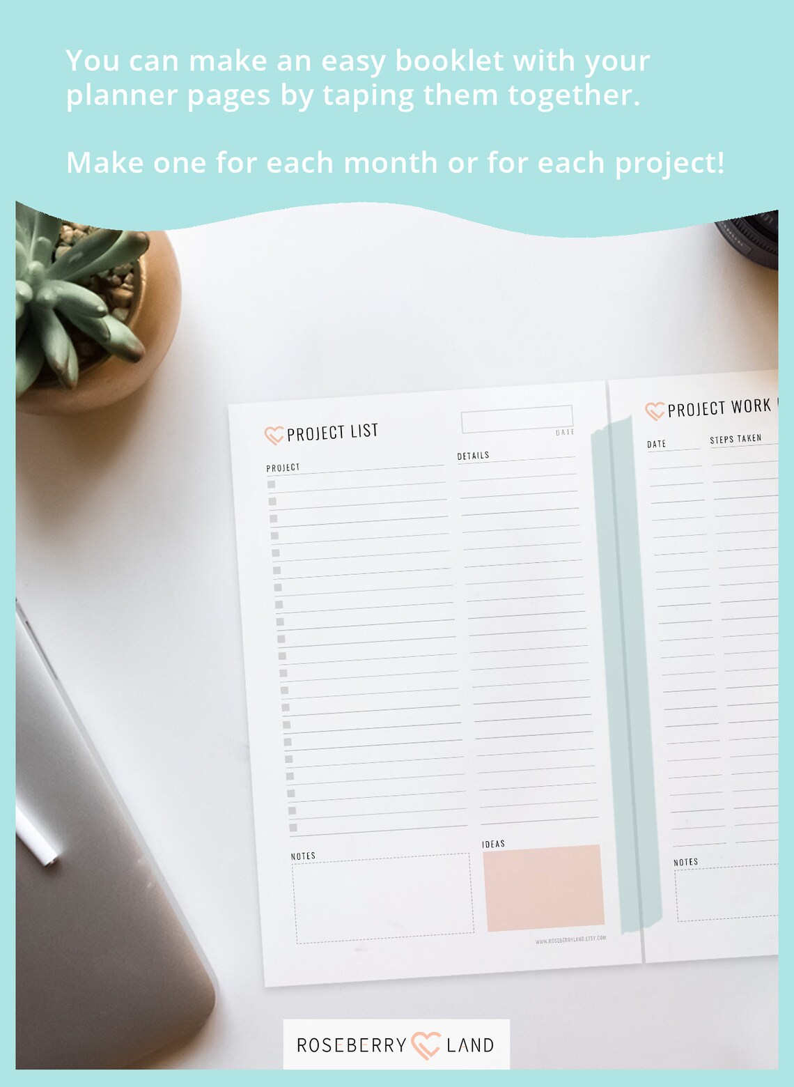 Printable / Digital Project Plans Printable Pages Any - Etsy