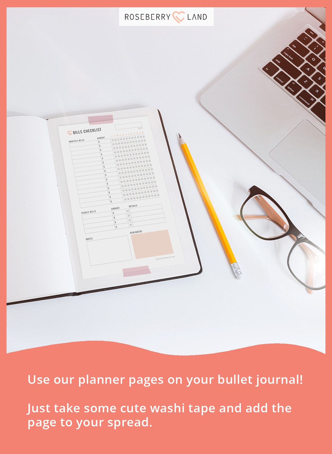 Printable / Digital Budget Planner Printable Planner Pages Any Size 5 ...
