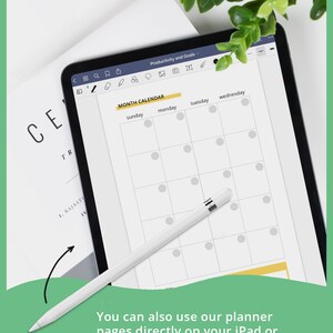 Printable / Digital Month Calendar HL, L, A5, A4 2 Printable Planner ...