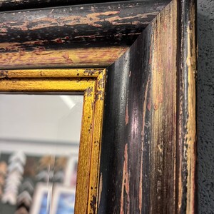 Handmade Wall Mirror Handcrafted Mirror Michelangelo Black Gold ...