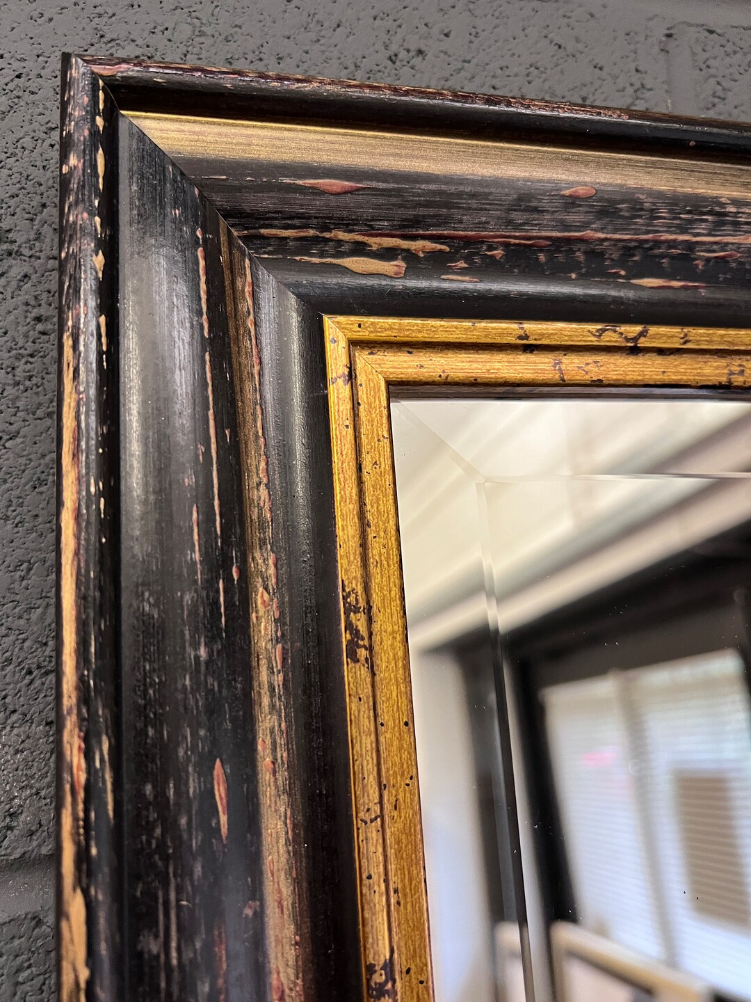 Handmade Wall Mirror Handcrafted Mirror Michelangelo Black Gold ...