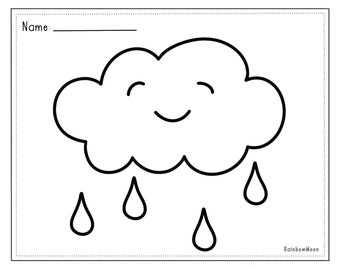 Spring Dot Art and Q-tip Art Worksheets- BW and Color! - Etsy
