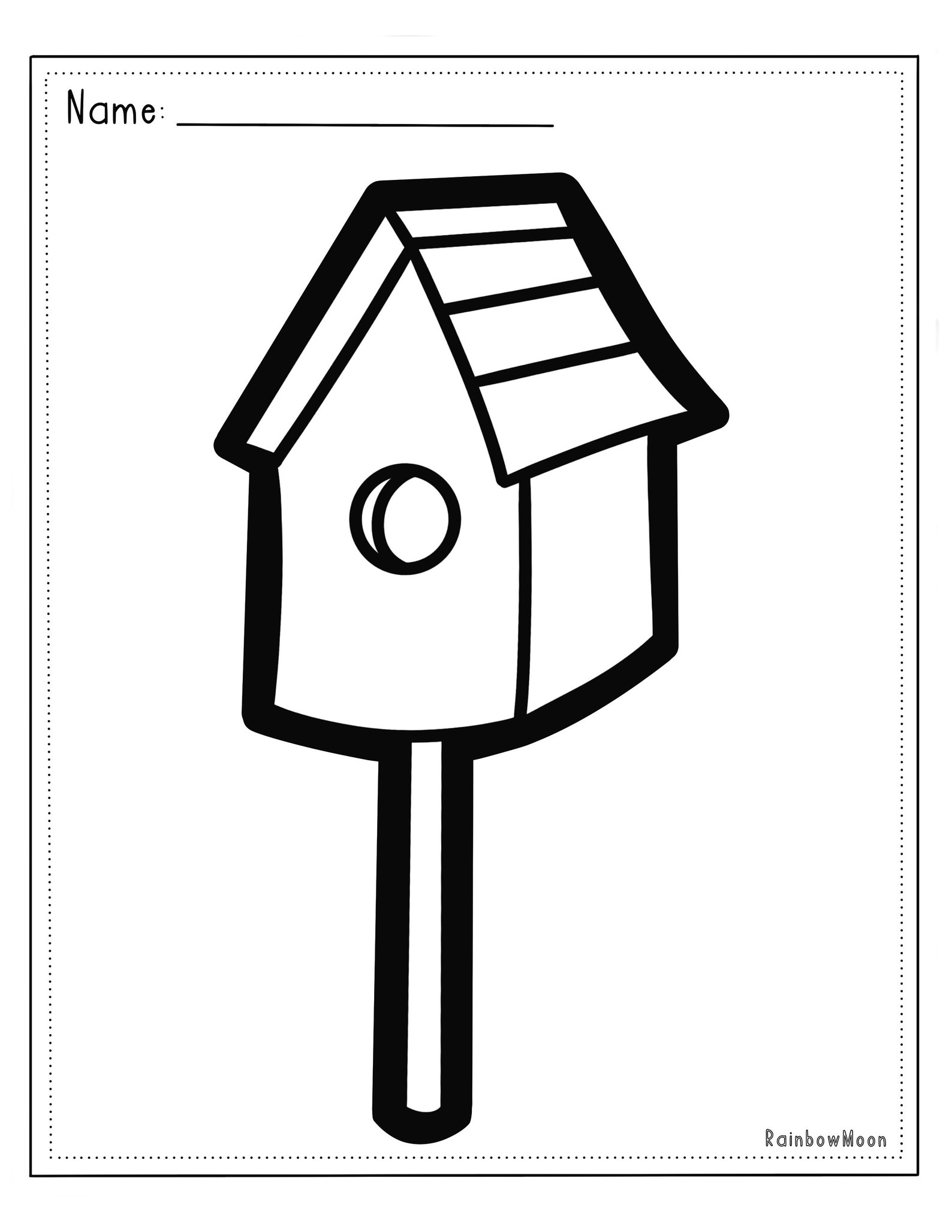 Spring Coloring Pages- Bold & Classic Outlines - Etsy