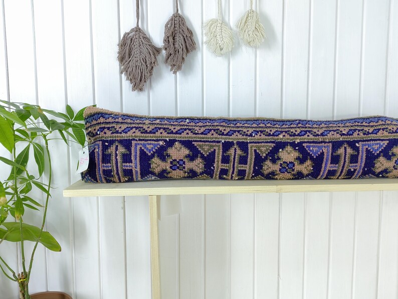 Extra Long Turkish Kilim Bolster Pillow Cover, Bedroom Decor - Etsy