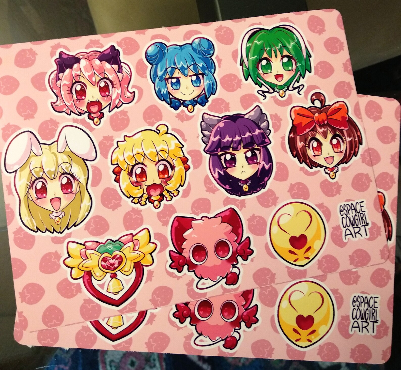 Tokyo Mew Mew Vinyl Sticker Sheet | Etsy