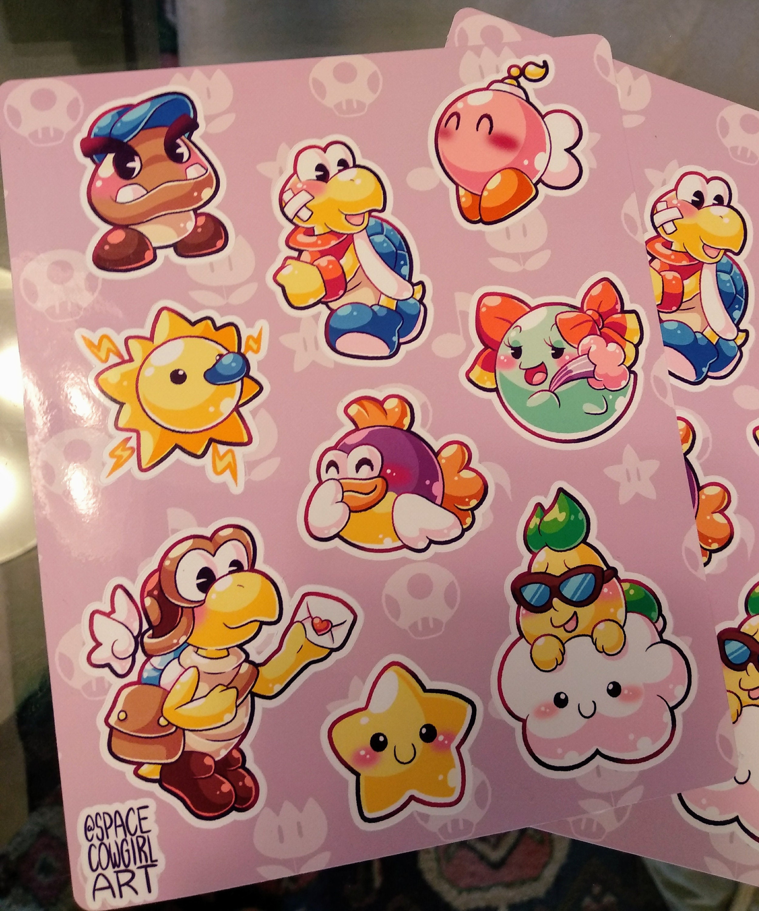 Paper Mario Partners Vinyl Sticker Sheet | Etsy
