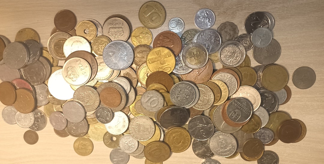 100 Different World Coins - Etsy