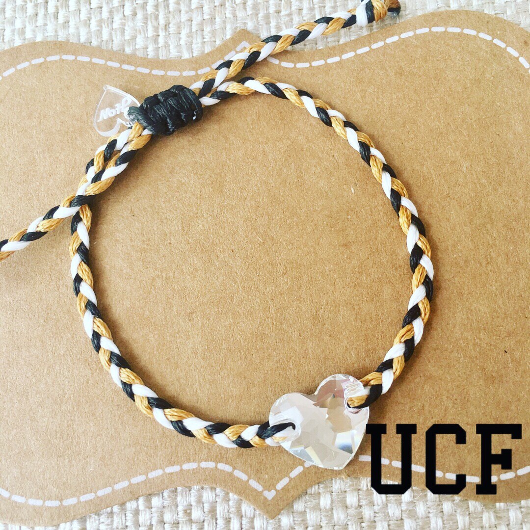 Crystal Jewelry-college Football-friendship Bracelet-swarovski Crystal ...