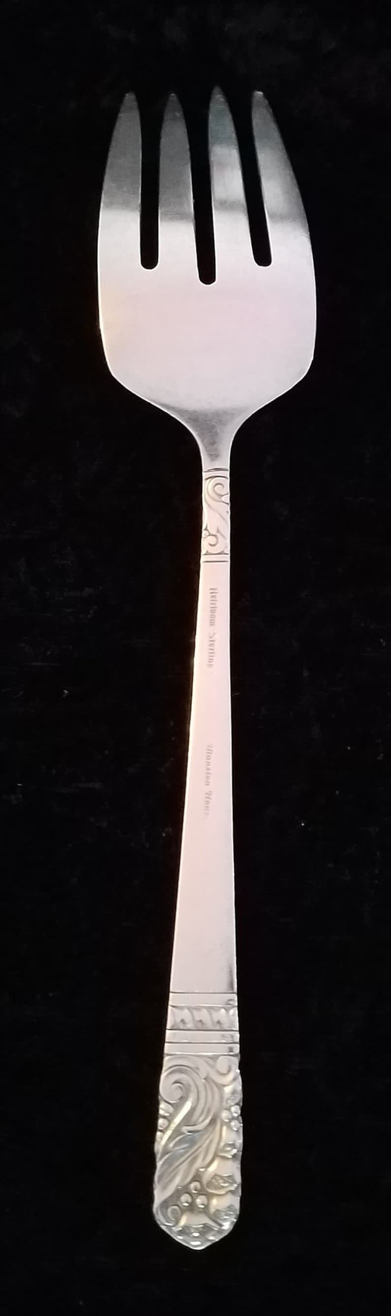 Heirloom Sterling Silver Serving Fork by Oneida Silver Mansion House ...