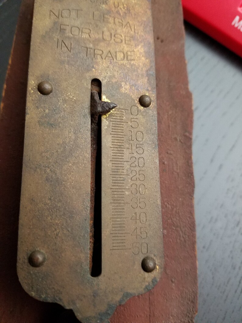Vintage John Chatillon 50 LB Hanging Scale - Etsy