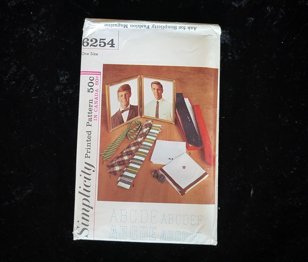 1965 Simplicity Men's Ties Pattern Uncut - Etsy