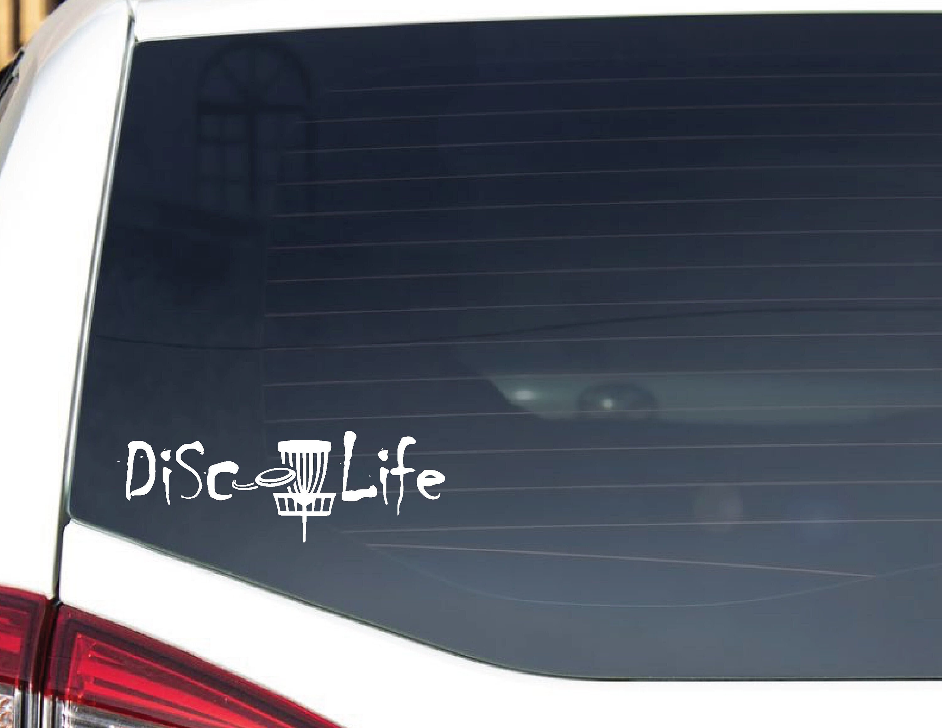 Disc Life, Disc Golf, Car Decal, Vinyl Sticker, Cricut Decal, Permanent ...