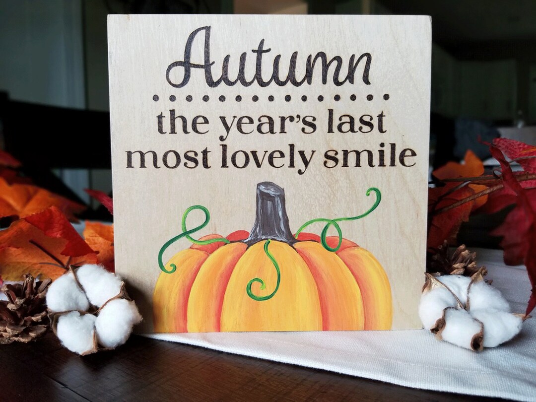 Wood Sign, Fall Sign, Painted Autumn Sign, Pumpkin Sign, Pumpkin Patch ...