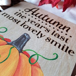Wood Sign, Fall Sign, Painted Autumn Sign, Pumpkin Sign, Pumpkin Patch ...