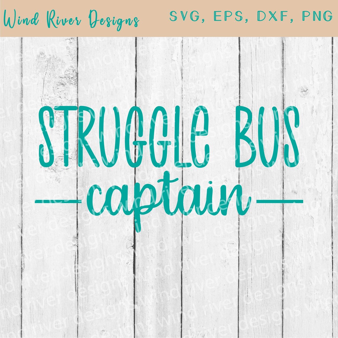 Struggle Bus Captain Digital SVG File - Etsy