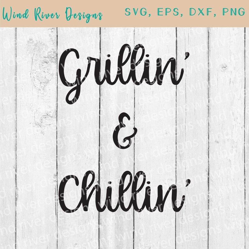 Grillin and Chillin Sign - Etsy