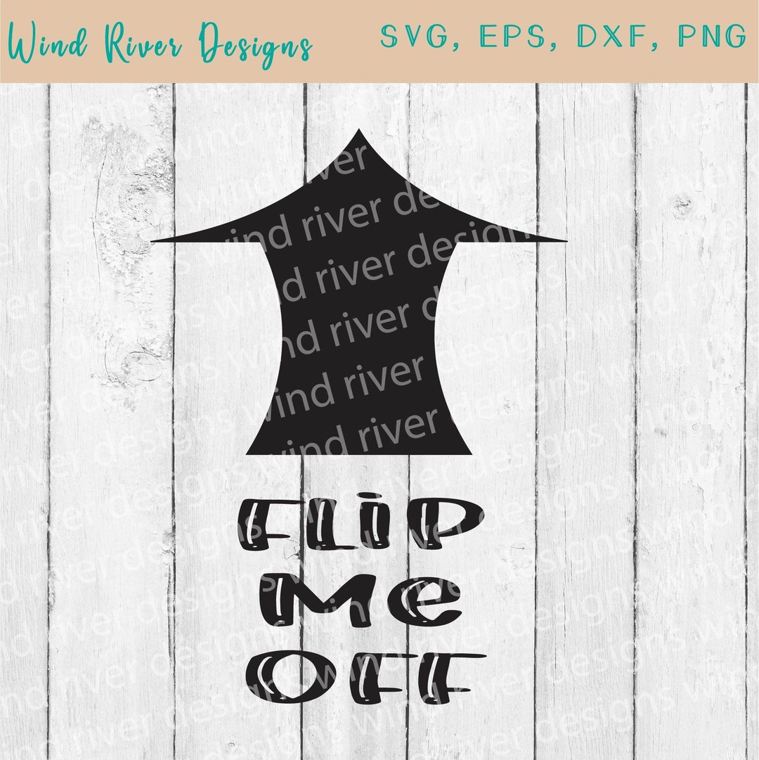 Flip Me off SVG File - Etsy