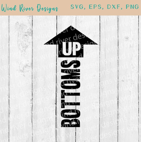 Bottoms up SVG File | Etsy