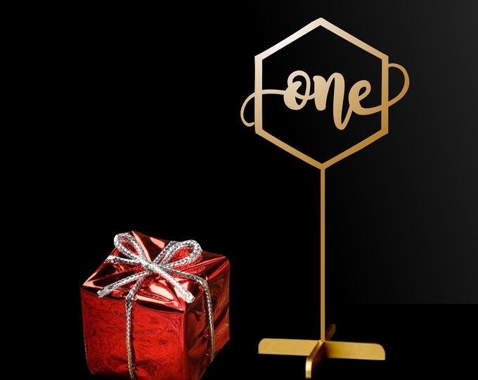 Round Table Numbers.gold Table Numbers With Base.wedding Table Numbers ...