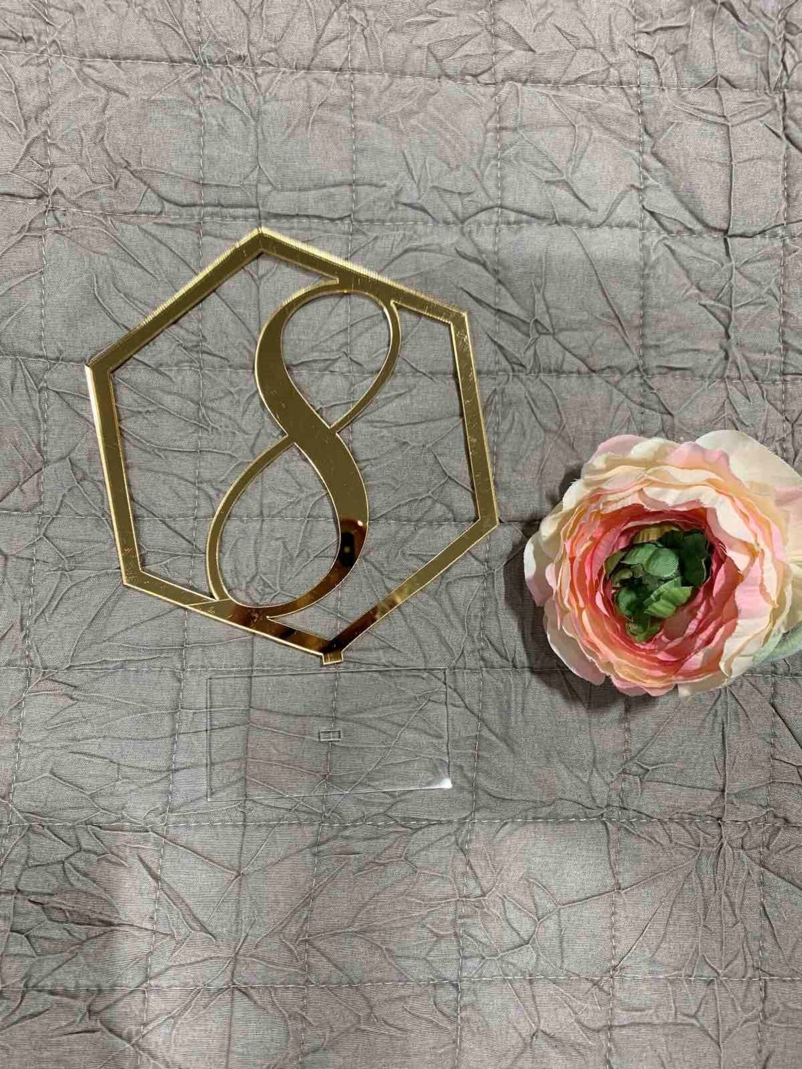 Wedding Table Numbers Gold Mirror Acrylic Table Numbers Modern - Etsy