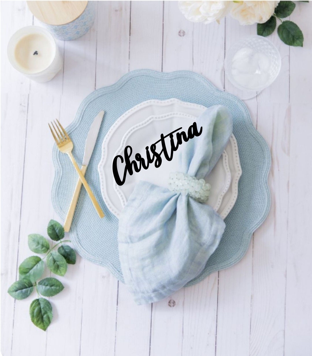 Personalized Place Cards , Place Cards for Wedding,wooden Name Tags ...