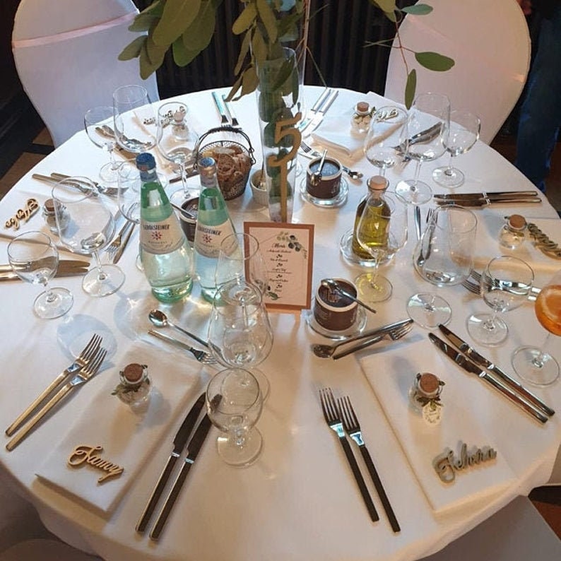 Wooden Place Names settings-wedding Place Cards Wedding - Etsy