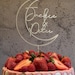 Custom Celestial Wedding Cake Topper, Moon Wedding Decor , Moon Cake ...