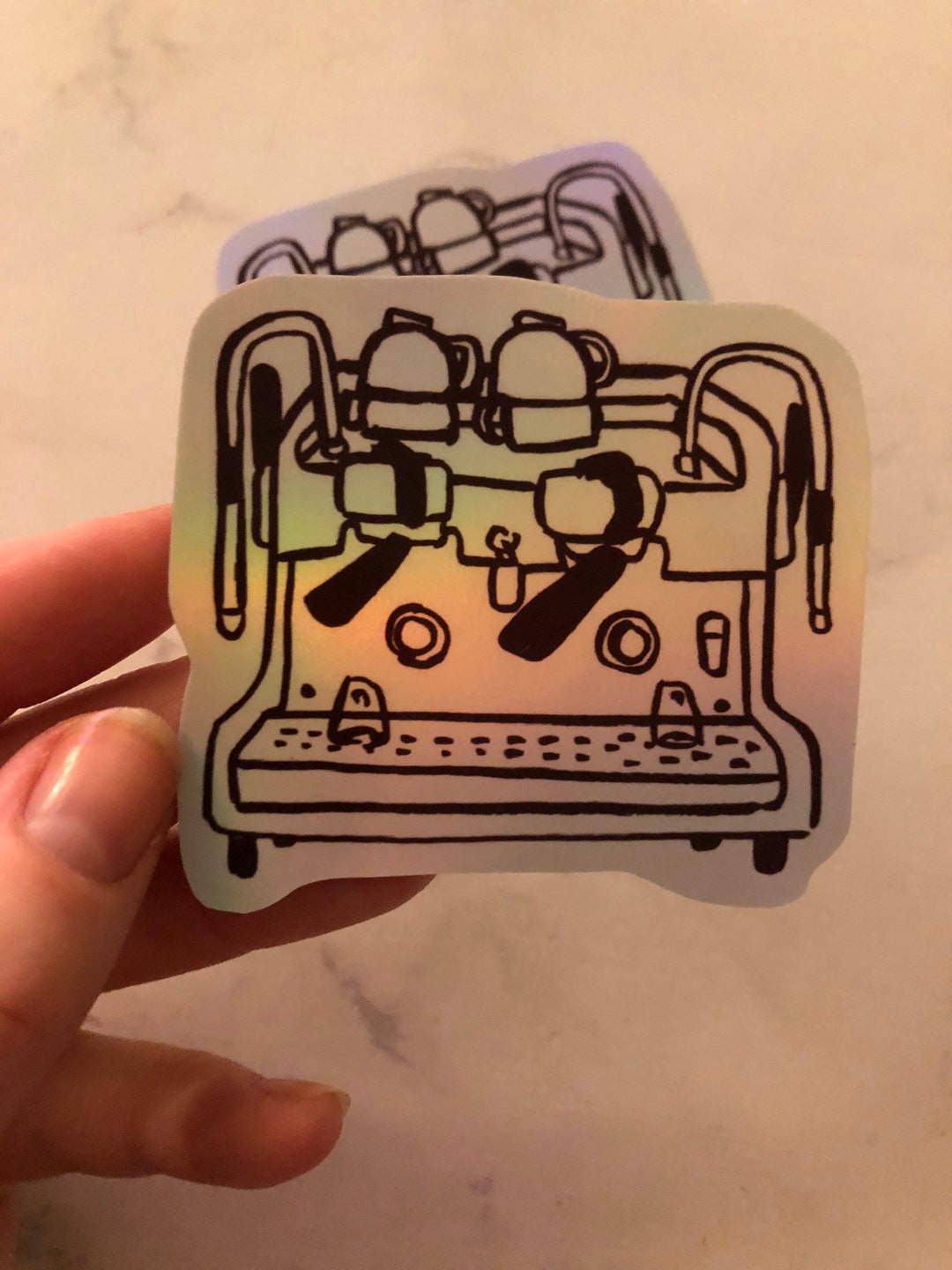 Holographic La Marzocco Espresso Machine Stickers! - Etsy
