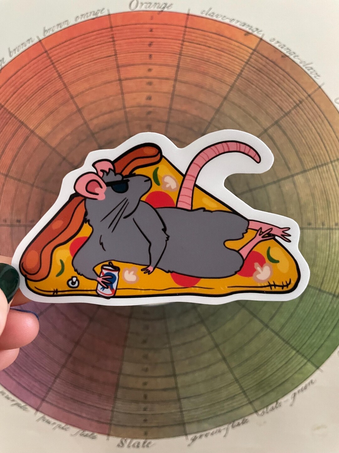 Rat Boy Summer Chilling Vinyl Sticker, Waterproof - Etsy