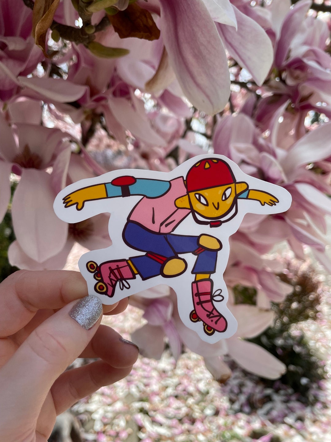 Fruit Punk Skating Lemon Sticker! - Etsy