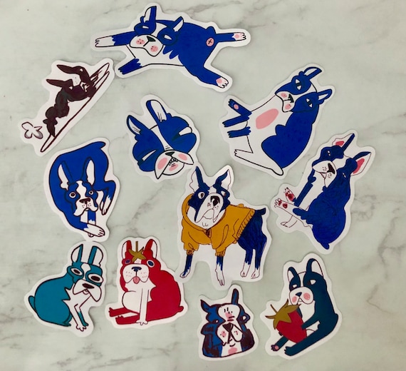 A Bunch of Boston Stickers - Etsy