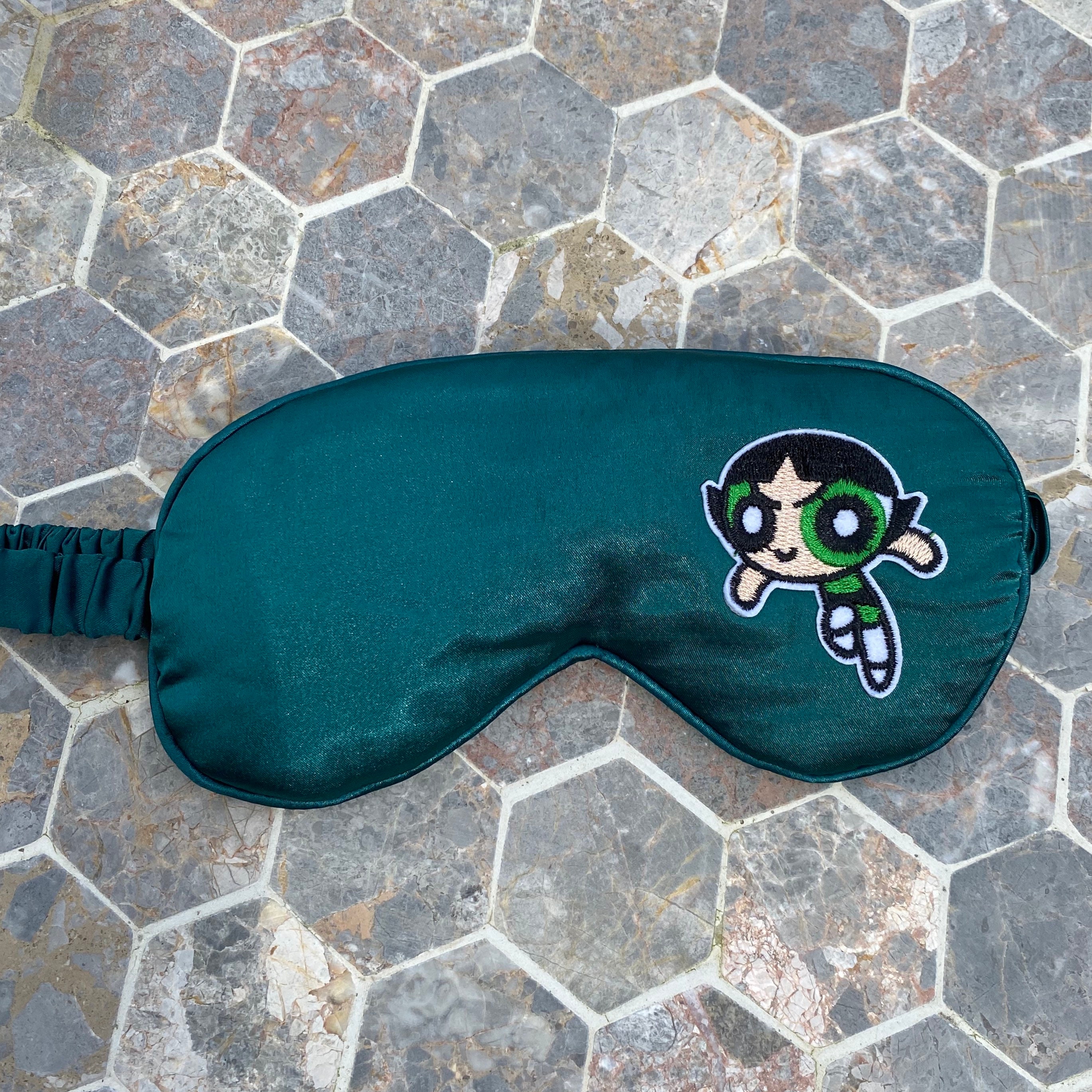 Powerpuff Girls / Girl Buttercup Green Silk Sleep Eye Mask / 90s / E ...